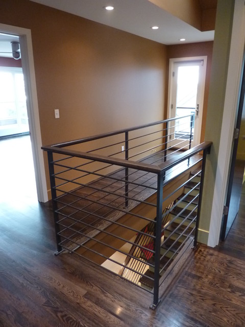 Queen Anne Second Story Addition and Remodel - Contemporary - Staircase ...