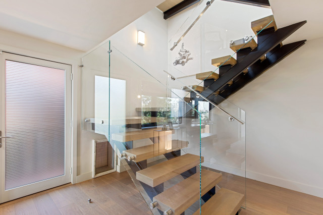 Detail of the floating stair - Modern - Staircase - San Francisco - by ...