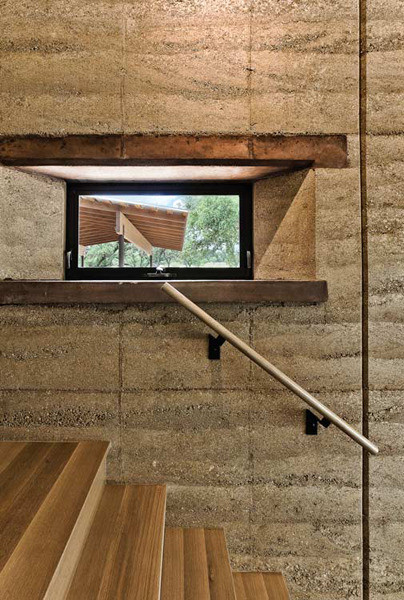 Rammed Earth - Staircase - Austin - by Furman + Keil Architects | Houzz AU