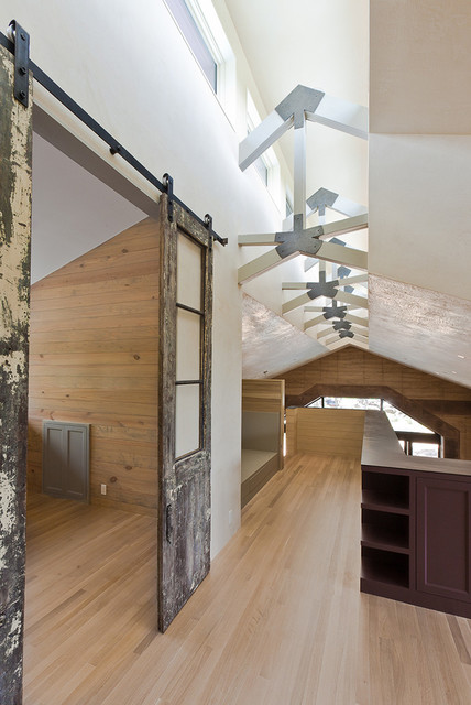 Rammed Earth Ranch - Modern - Staircase - Austin - by Classic ...