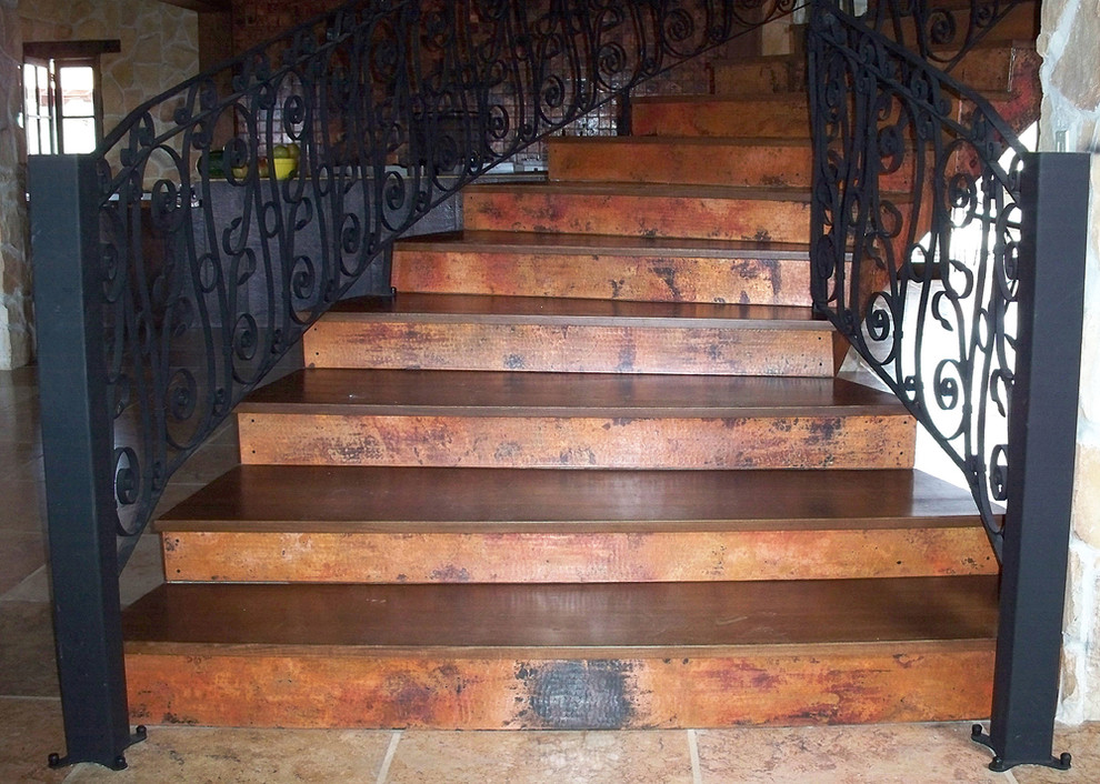 Rancho Joconol - Traditional - Staircase - Mexico City - by Sierra ...