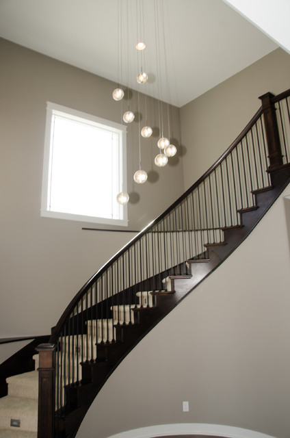 R&A Two Story Model - Transitional - Staircase - Omaha - by R&A ...