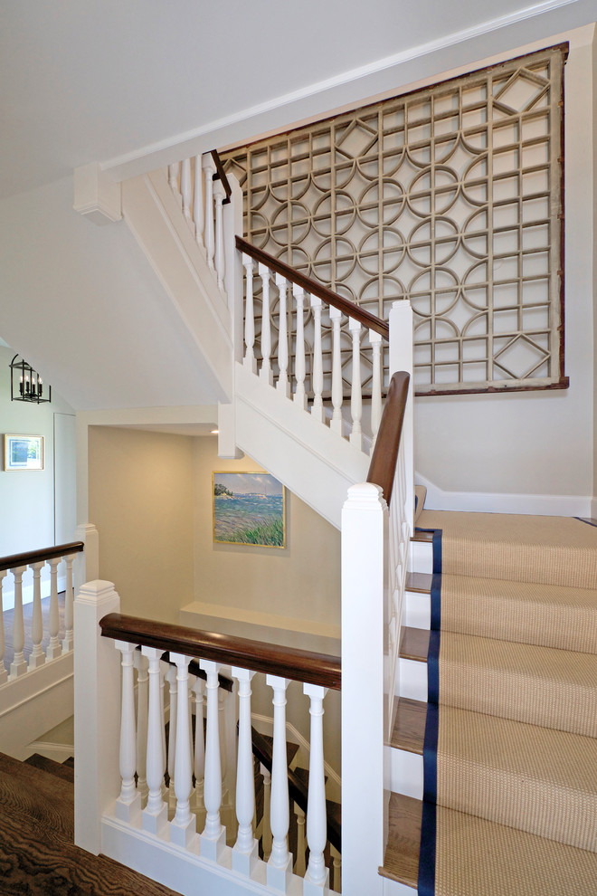 rear staircase - Beach Style - Staircase - Boston - by Cobblestone ...