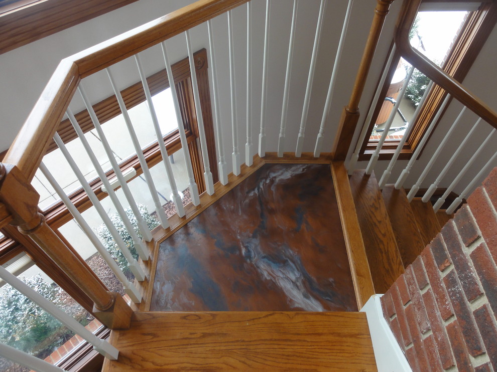 Reflector Epoxy - Contemporary - Staircase - St Louis - by Unique Crete ...