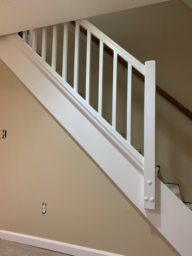 Removable railing installed - Traditional - Staircase - Portland - by ...
