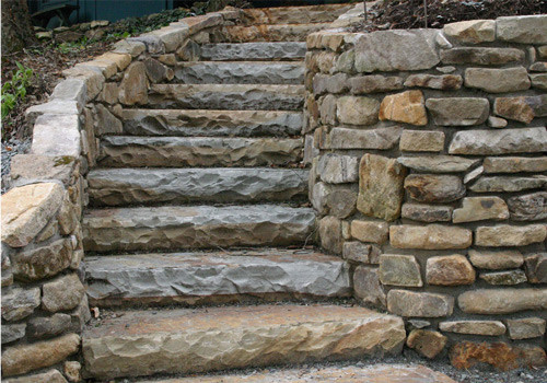 Retaining and Decorative Walls, Fences, Columns and gates - Escalier ...