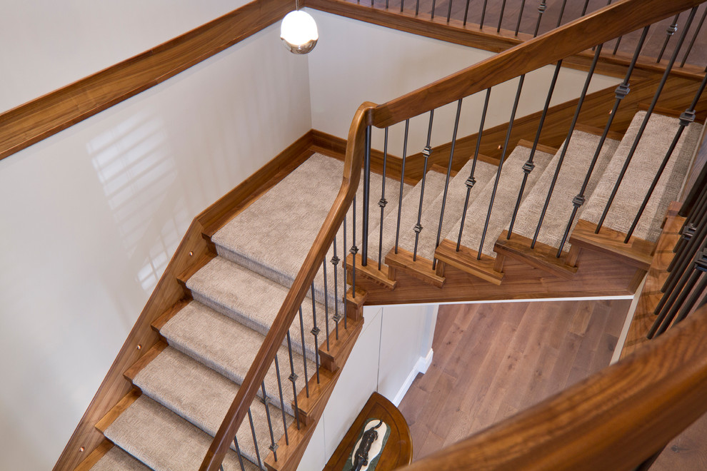 Richmond Mansion - Transitional - Staircase - Vancouver - by Alviar ...