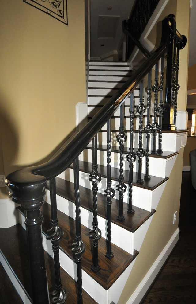 Rigsby Renovation - Traditional - Staircase - Raleigh - by EMK ...