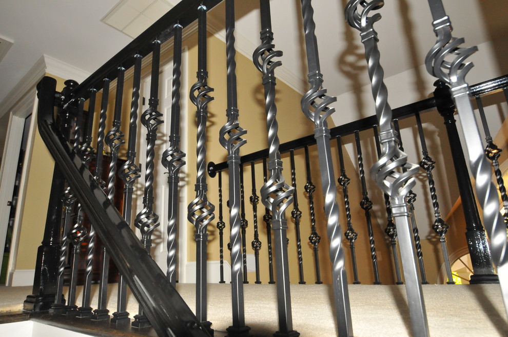Rigsby Renovation - Traditional - Staircase - Raleigh - by EMK ...