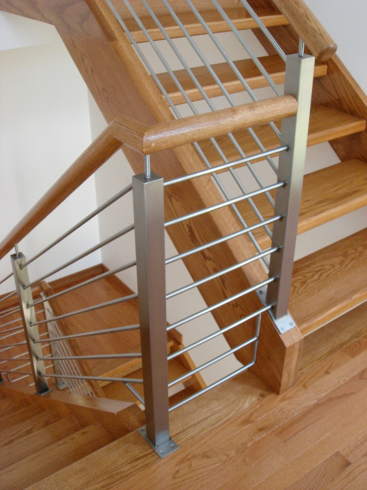 Rod Railing - Modern - Staircase - DC Metro - by IDS Metals / Ar2 ...