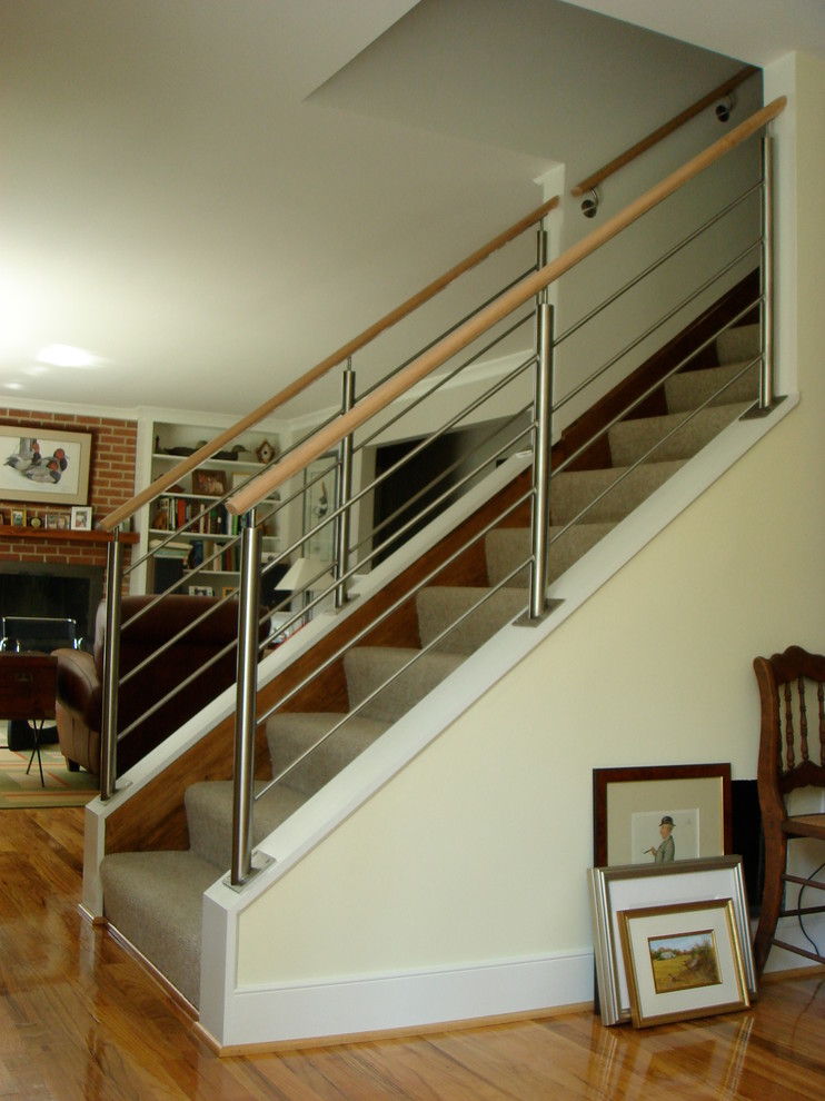 Rod Railing - Modern - Staircase - DC Metro - by IDS Metals / Ar2 ...