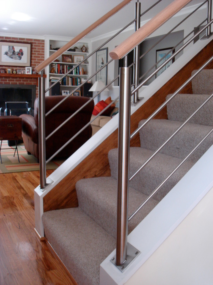 Rod Railing - Modern - Staircase - DC Metro - by IDS Metals / Ar2 ...