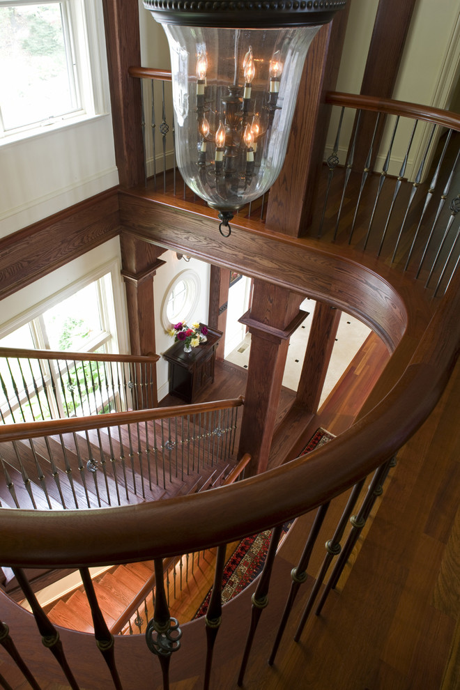 Round Hill House Stair Hall - Traditional - Staircase - Baltimore - by ...