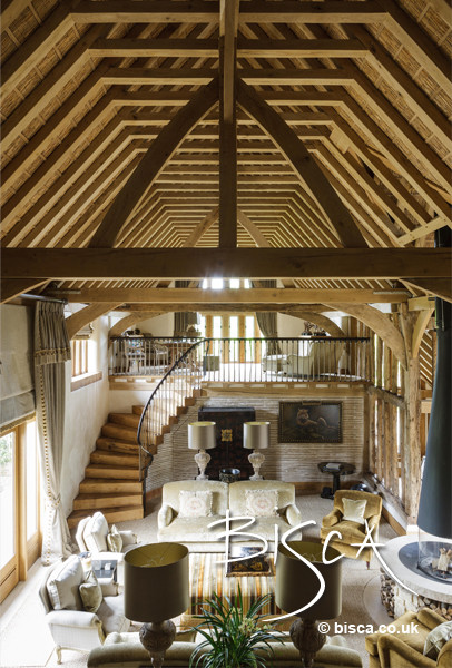 Rustic Barn Conversion Staircases - Rustic - Staircase - London - by ...