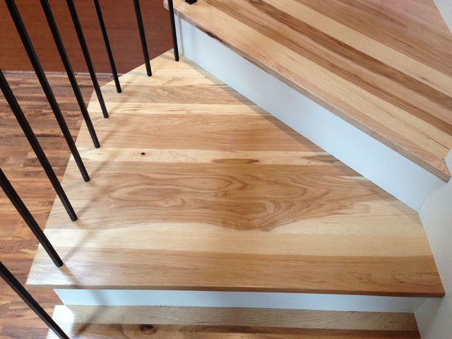 Hickory Stairs Building A Reclaimed Hickory Staircase Longleaf