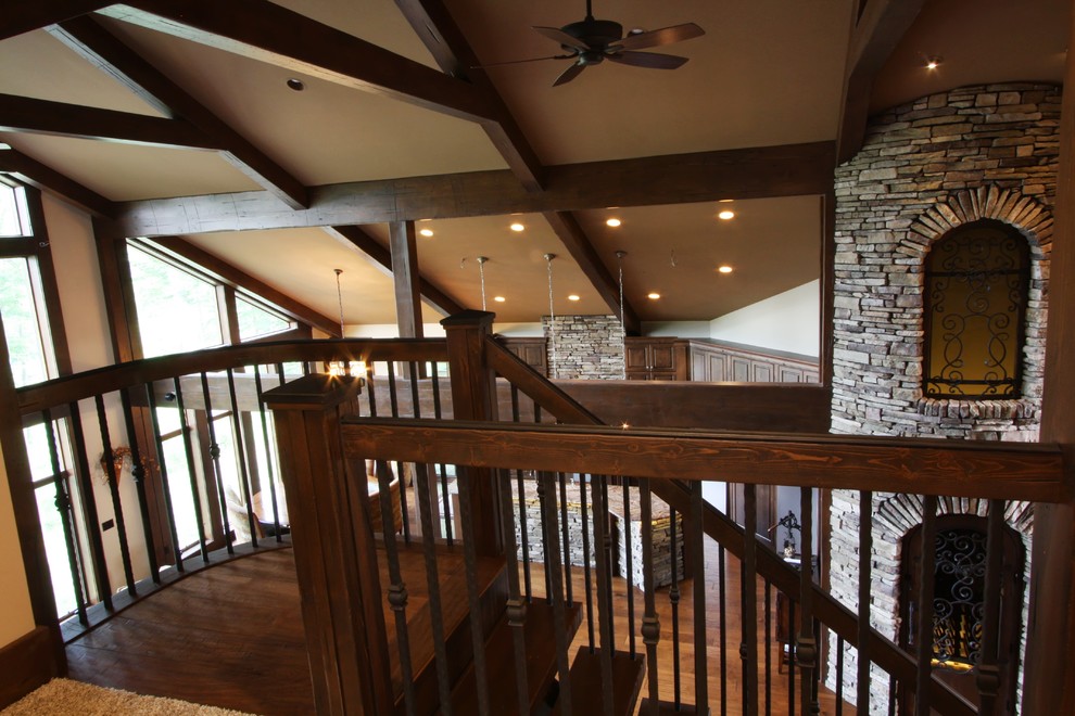 Rustic Home Design - Rustic - Staircase - Cleveland - by Architectural ...