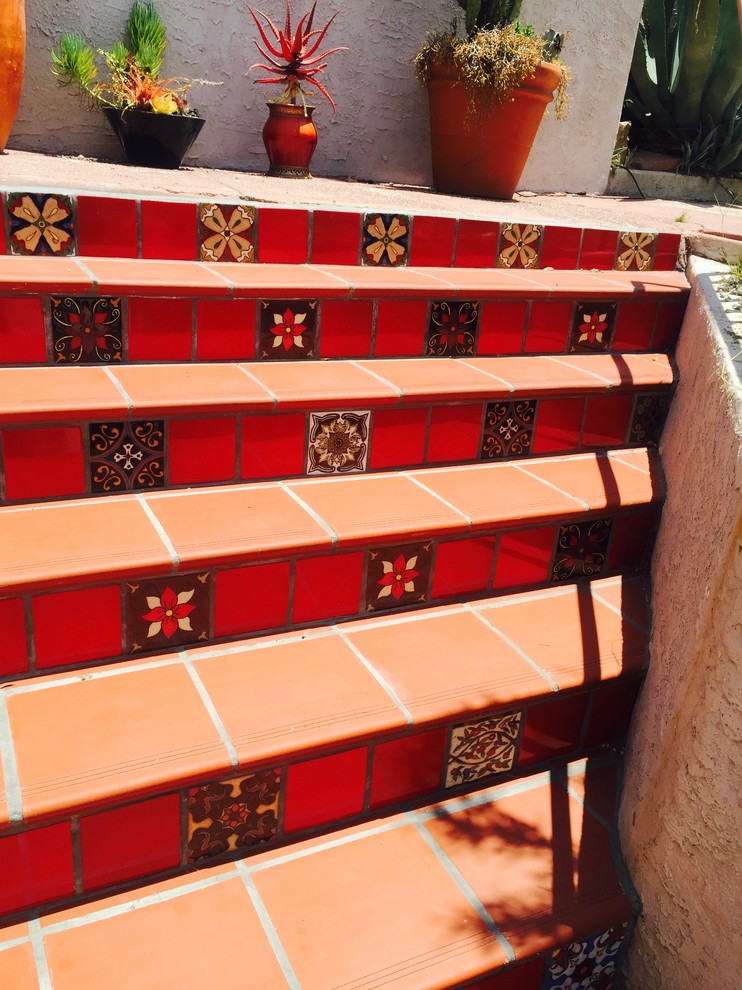 Saltillo Stairs - Mediterranean - Staircase - Los Angeles - by Chuy's ...