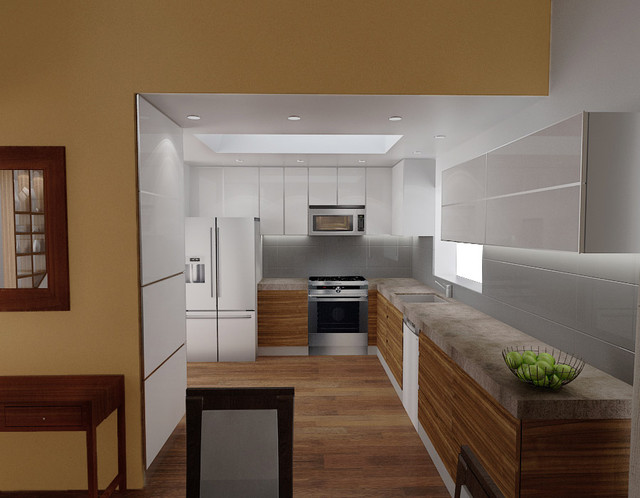 Scarlett - kitchen - Eclectic - Staircase - Toronto - by Uribe Studio ...