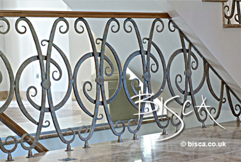 Scrollwork Balustrade - Contemporary - Staircase - London - by Bisca ...