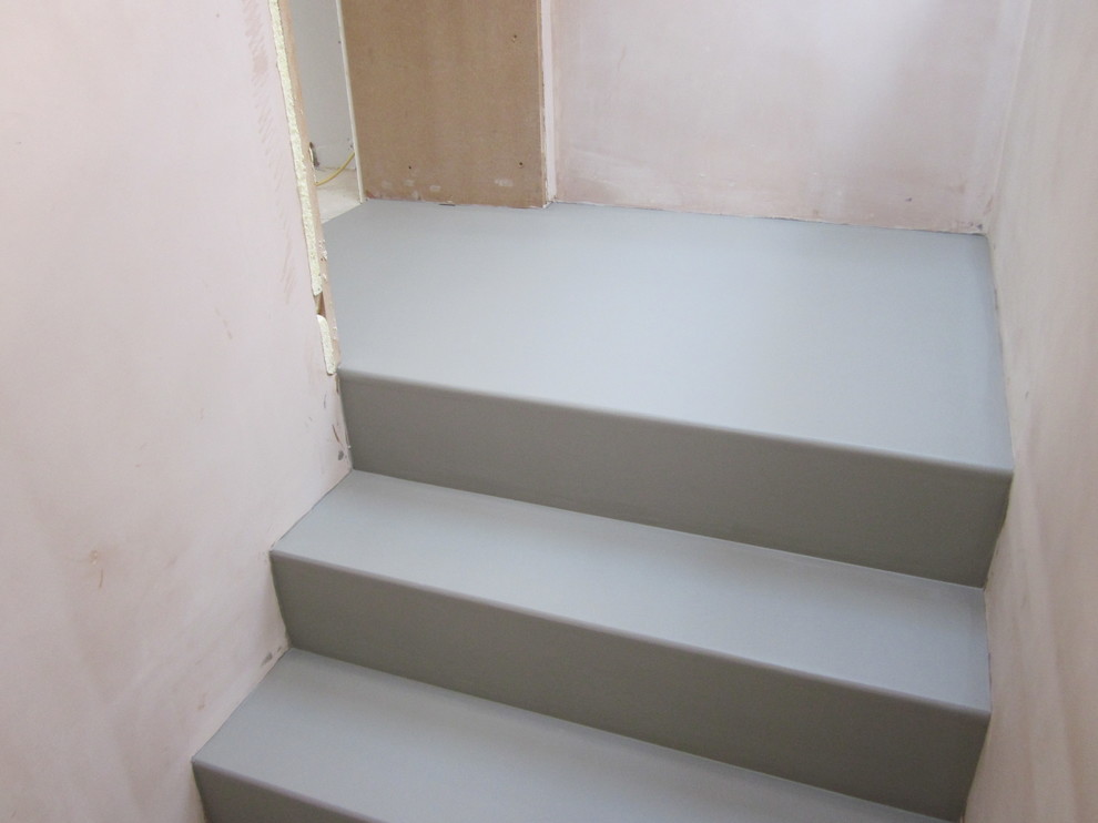 Seamless Polyurethane Resin Staircase Poured Flooring Comfort Floors ...