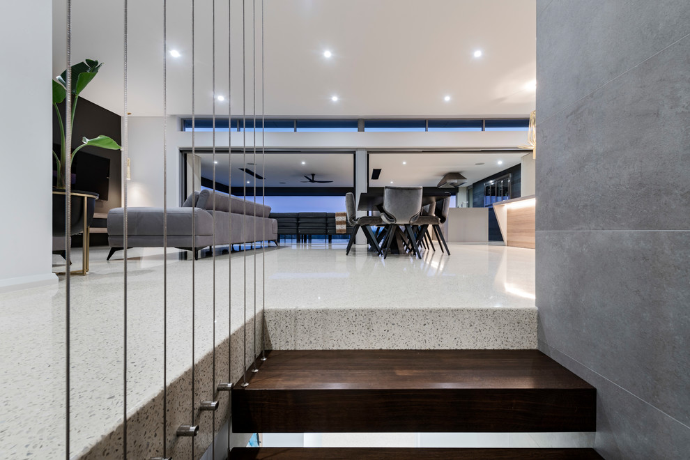 Seamless White - Dianella - Modern - Staircase - Perth - by DS Grinding ...