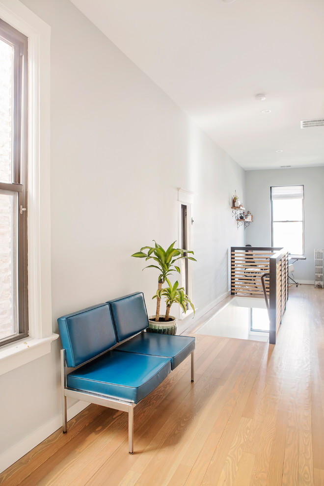 Second Floor Stairway Renovation - Contemporary - Staircase - Chicago ...