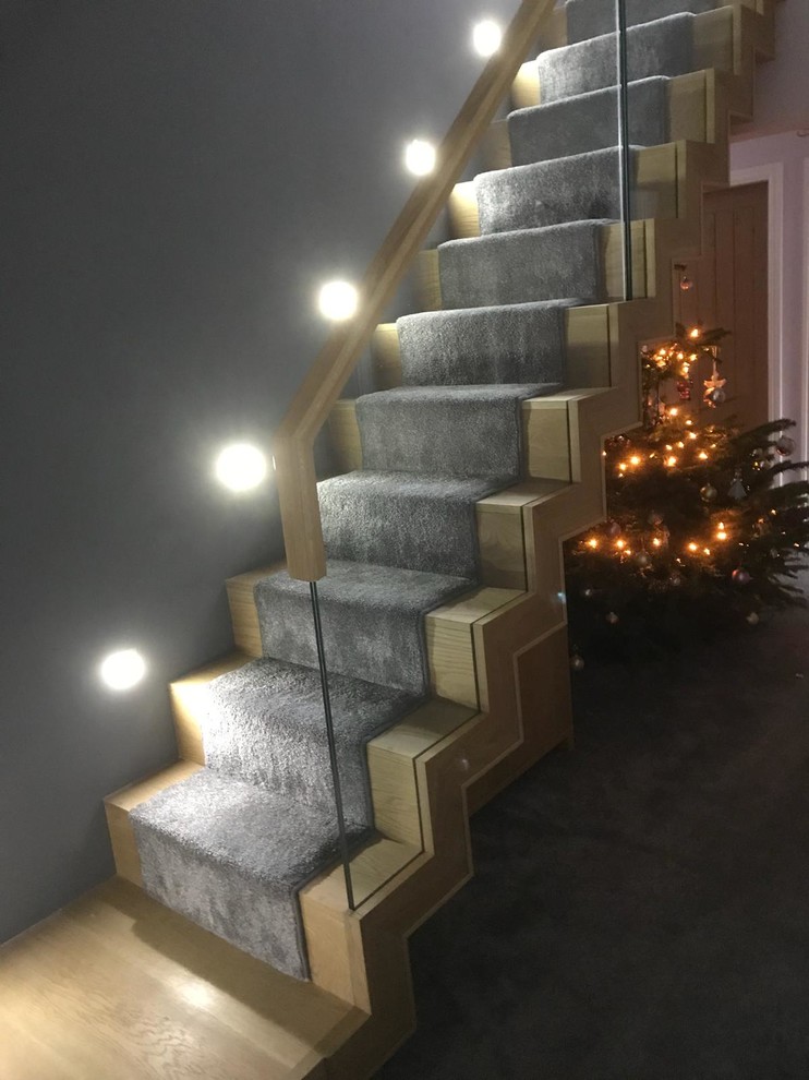 Self Supporting Staircase - Modern - Staircase - Cheshire - by TF ...