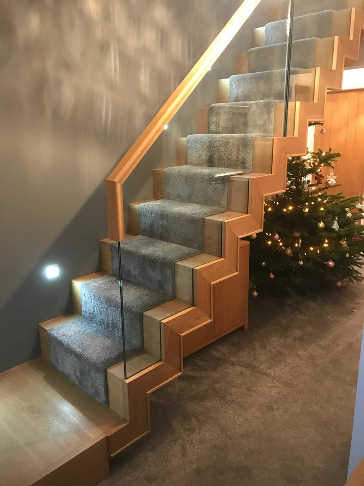 Self Supporting Staircase - Modern - Staircase - Cheshire - by TF ...