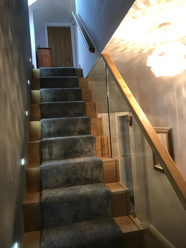 Self Supporting Staircase - Modern - Staircase - Cheshire - by Thomas ...