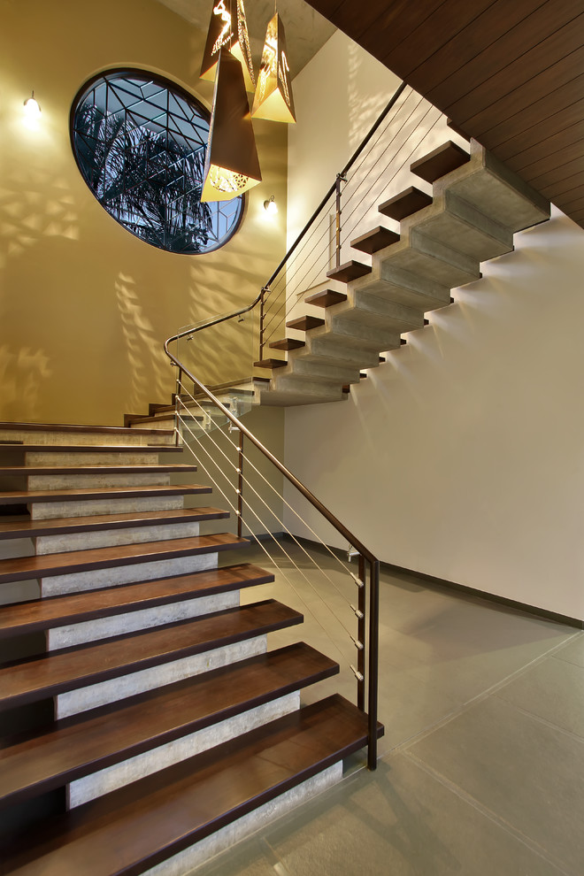 Shell House - Modern - Staircase - Ahmedabad - by Dipen Gada | Houzz UK