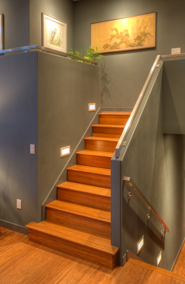 Shelter Bay High Bluff Waterfront, La Conner WA - Modern - Staircase ...