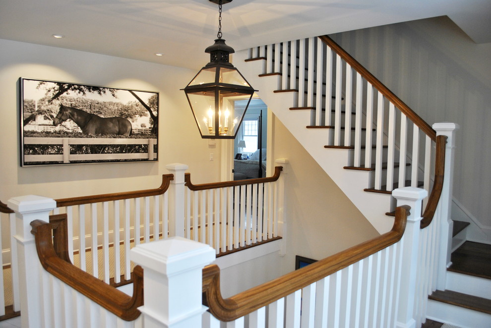 Shingle Style House - Traditional - Staircase - New York - by Huestis ...