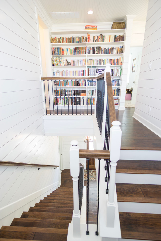 Shiplap Farmhouse - Farmhouse - Staircase - Austin - by KLM Design ...