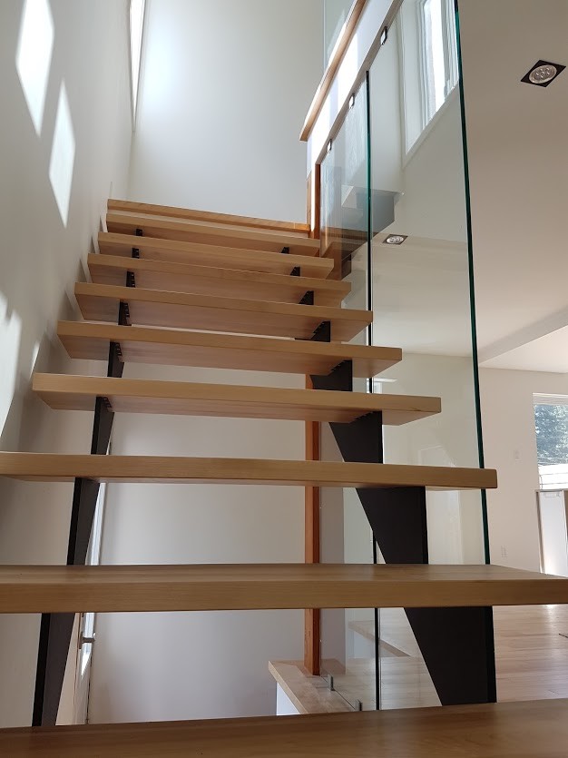 Skeleton staircase - Modern - Staircase - Montreal - by Gaudreau ...