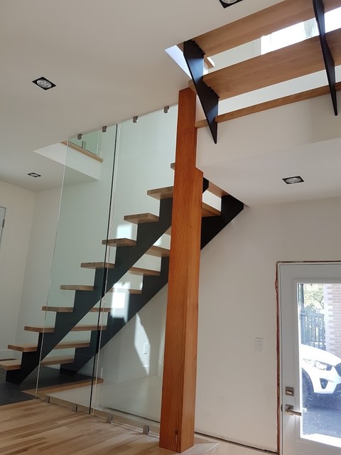 Skeleton staircase - Modern - Staircase - Montreal - by Gaudreau ...