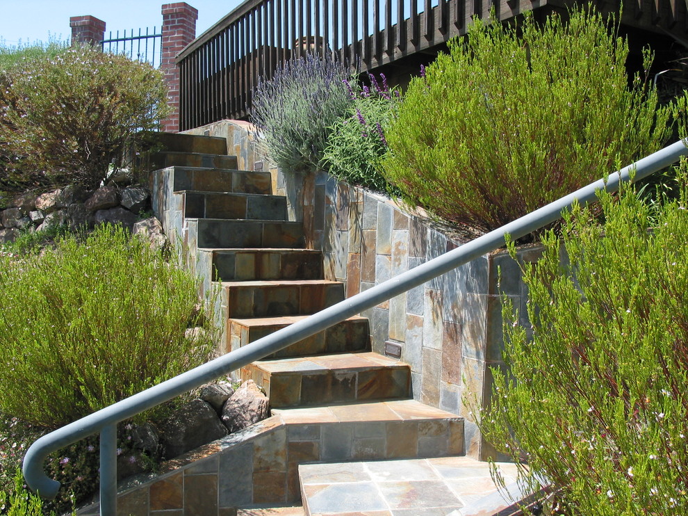 slate Stairs - Contemporary - Staircase - San Francisco - by Berardi ...