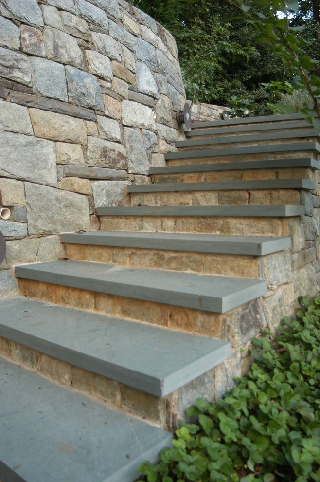 Slate Stairs - Traditional - Staircase - Burlington - by Vermont ...