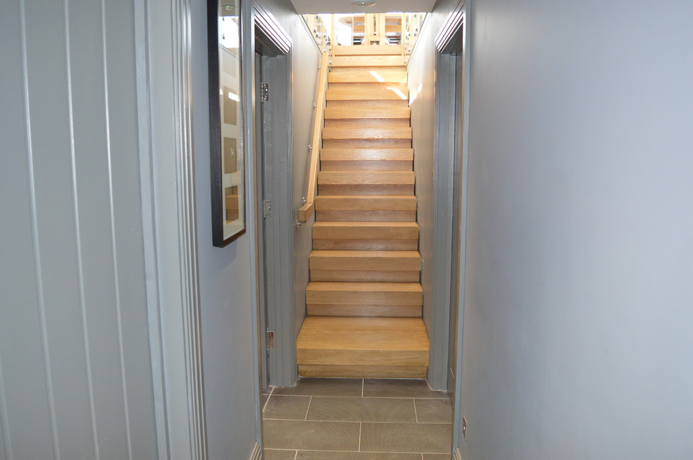 Solid Timber Straight Staircase - Modern - Staircase - Other - by ...