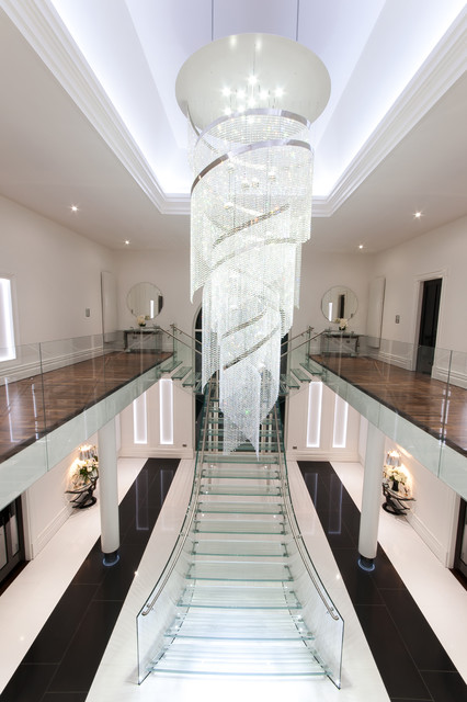 Spectacular Glass Staircase. - Contemporary - Staircase - London - by ...
