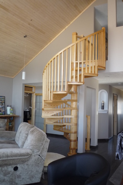 Spiral Stair - Traditional Style Kit - Staircase - Other - by Precision ...