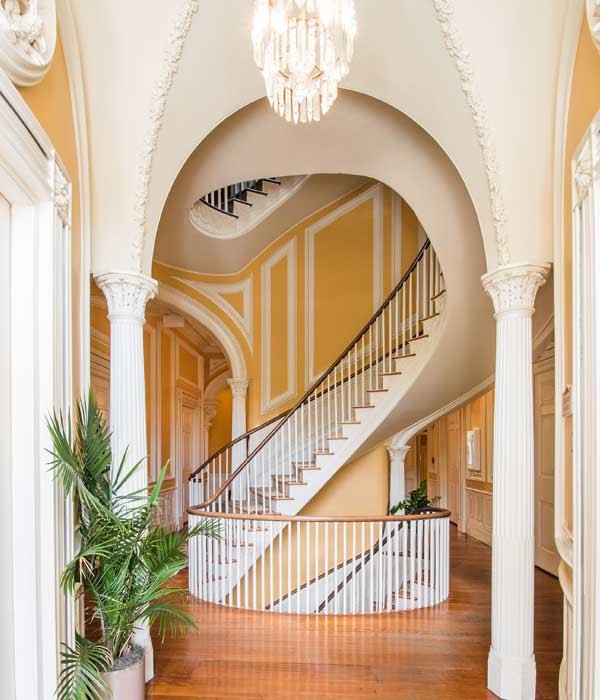 Spiral Staircase at McBee House - Traditional - Staircase - Charleston ...