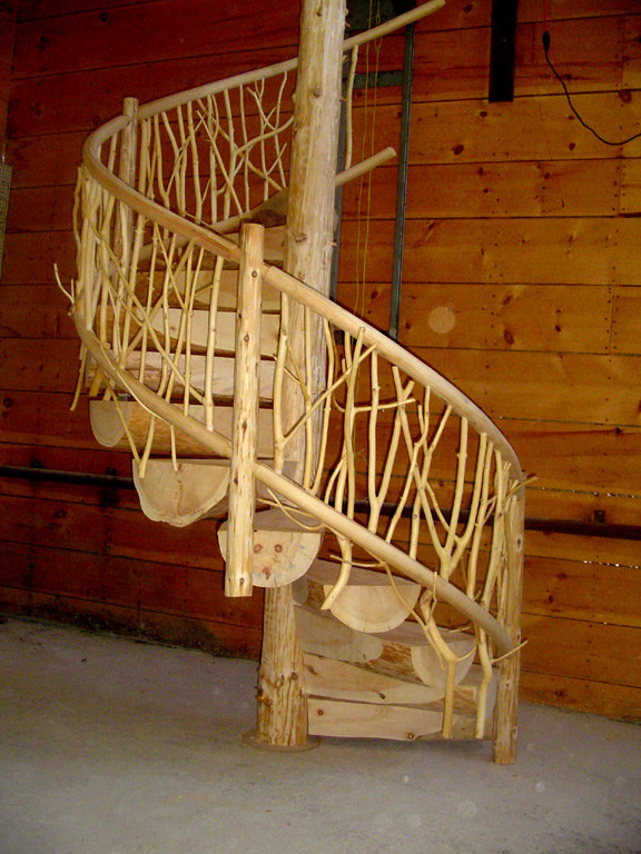 Spiral staircases - Traditional - Staircase - Other - by Spiral log ...