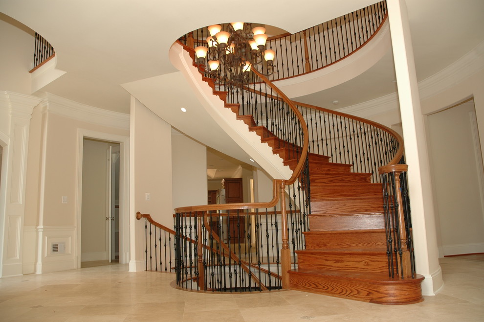 Stacked Free Standing - Traditional - Staircase - DC Metro - by Choice ...