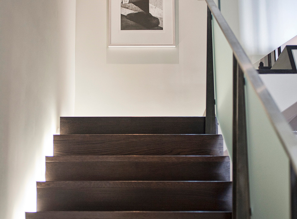 Stained Oak Staircase - Modern - Staircase - San Francisco - by Alloy ...