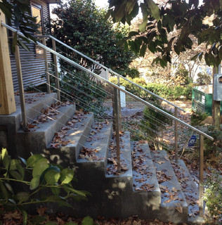 Stainless Steel Cable Railing - Rectangle Top Tube (Exterior ...