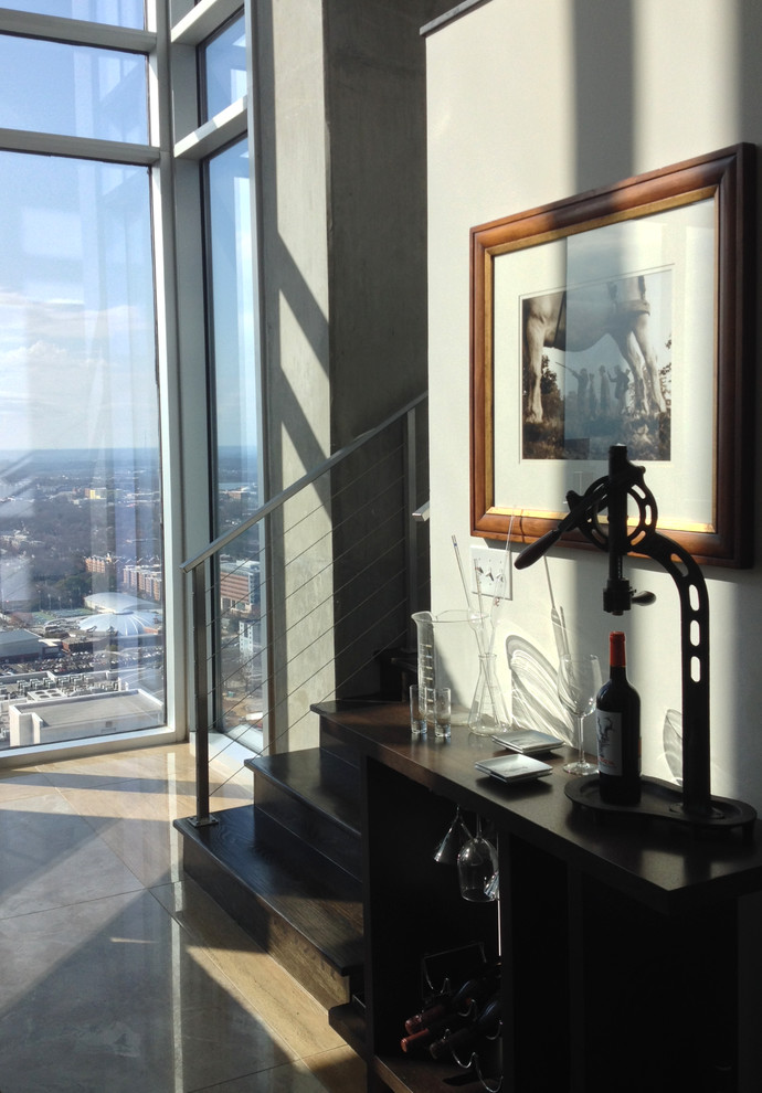 Stainless Steel Cable Railing - Rectangle Tube Top with Square Posts ...
