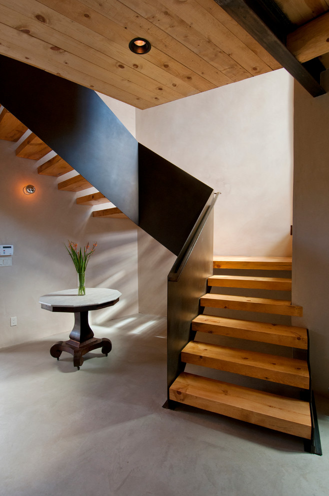 Stainless Steel Staircase - Contemporary - Staircase - Albuquerque - by ...