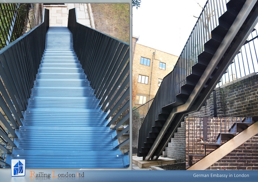 Stainless steel staircases - Modern - Staircase - London - by ...