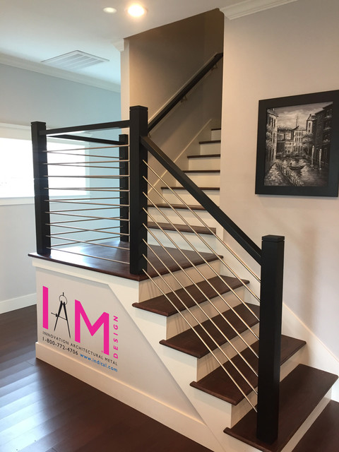 Stainless Steel Stairs - Moderno - Escalera - Houston - de Indital USA ...