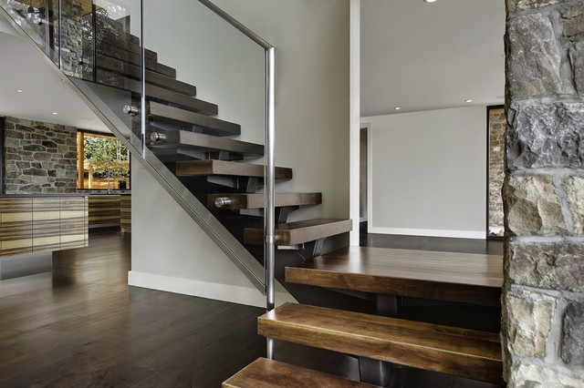 Stainless Steel Stairs - Modern - Staircase - Houston - by Indital USA ...